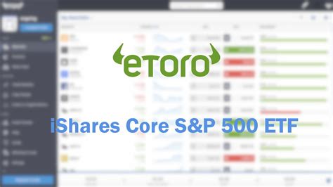 How To Buy Ishares Core Sandp 500 Etf Ivv On Etoro Coincodex