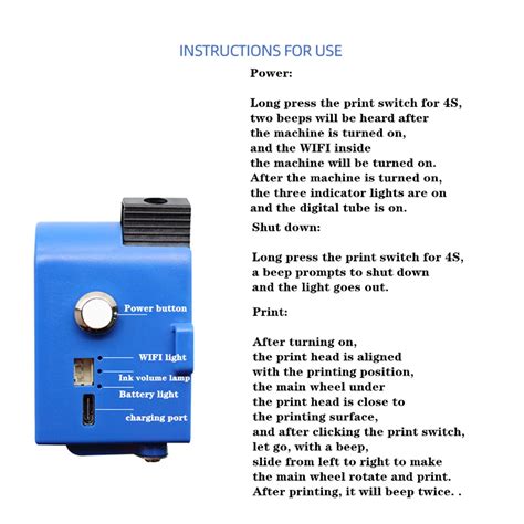 Mobile Phone Variable QR Bar Batch Code Date Logo Expiry Date Label Mm Portable Handheld Jet