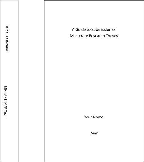 Guides Theses Submission Guidelines Guides Theses Submission Guidelines