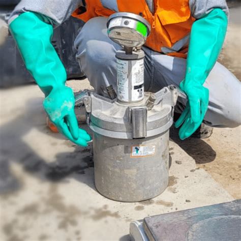 Ensayo De Contenido De Aire Para El Concreto Kincha Materiales De Construcción De La Más