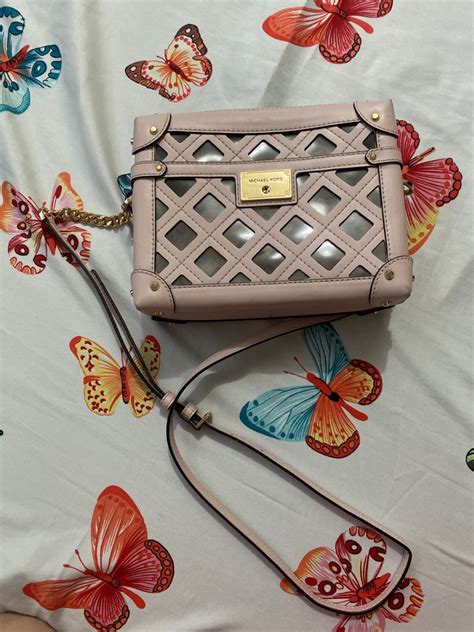 Authentic Pink Michael Kors Sling Bag Womens Fashion Bags And Wallets