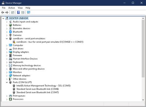 Windows Python Pyserial Cant Access Com0com Virtual Serial Ports Even Though They Appear In