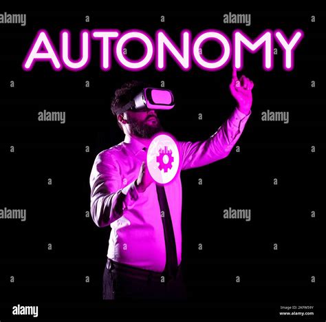 Text Caption Presenting Autonomy Word For Vehicle That Can Guide Itself Without Human