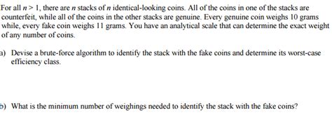 Solved For All N 1 There Are N Stacks Of N