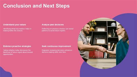Conclusion And Next Steps Regret Minimization Ppt Presentation St Ai Ss Ppt Example