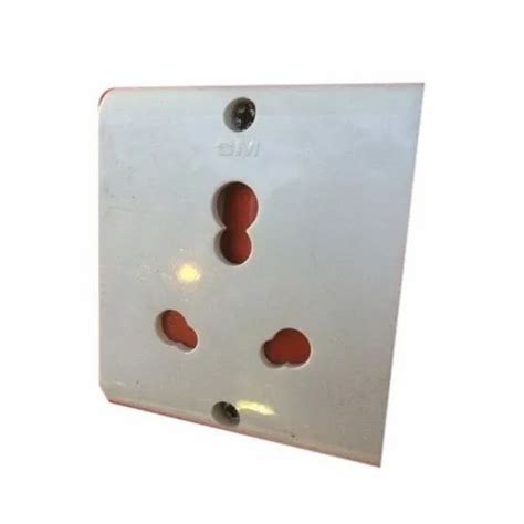 3 Pin Modular Socket At ₹ 60piece Modular Socket In Mumbai Id