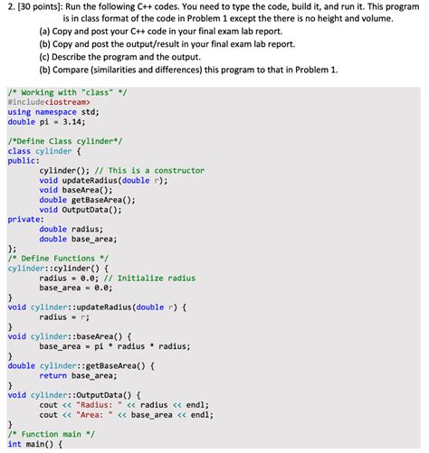 Solved Points Run The Following C Codes You Need Chegg Com