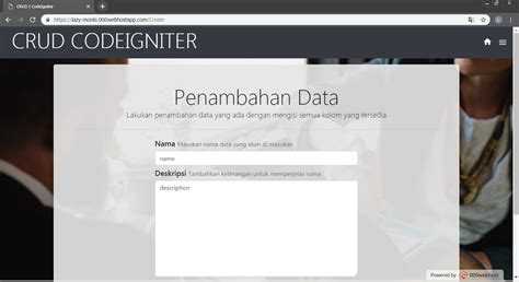 github b ivy codeigniter crud live demo