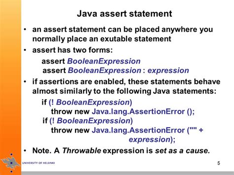 1 assertions 2 assertions communicate assumptions about the state of