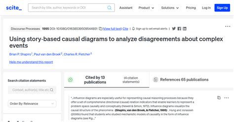 Using Story‐based Causal Diagrams To Analyze Disagreements About