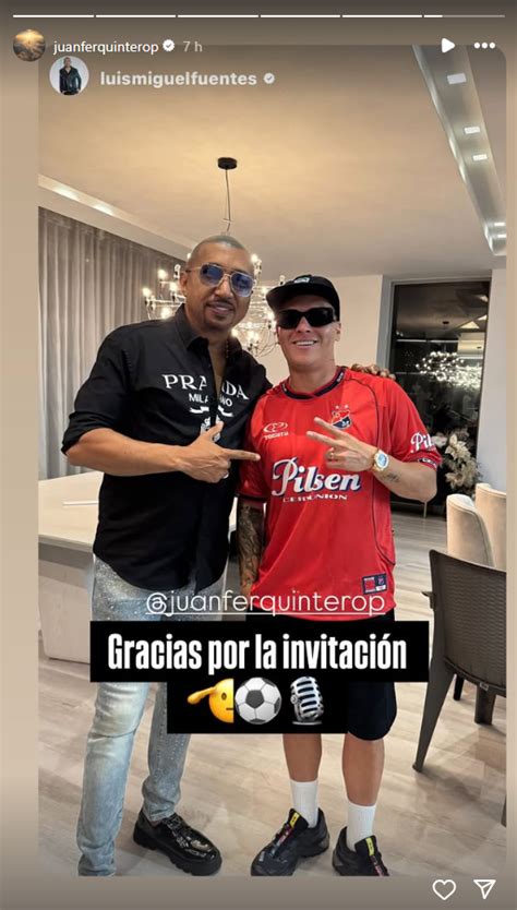 Juan Fernando Quintero posó con una camiseta del FPC