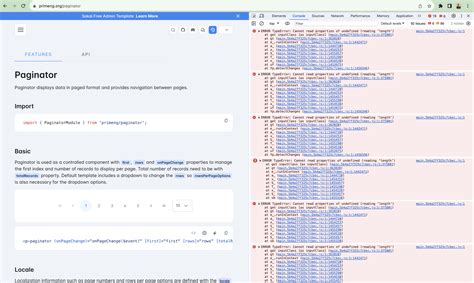 paginator multiple console errors · issue 14037