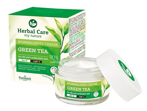 Herbal Care Green Tea Normalizing Cream For Oily And Combination Skin