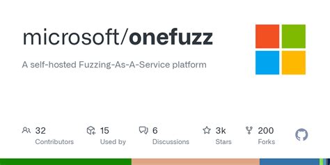 Github Microsoftonefuzz A Self Hosted Fuzzing As A Service Platform