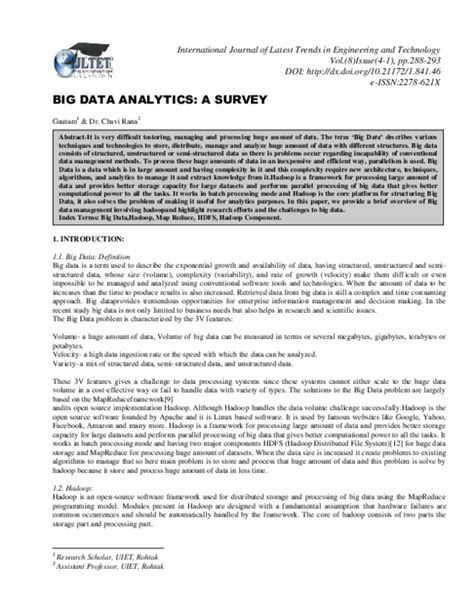 pdf big data analytics a survey