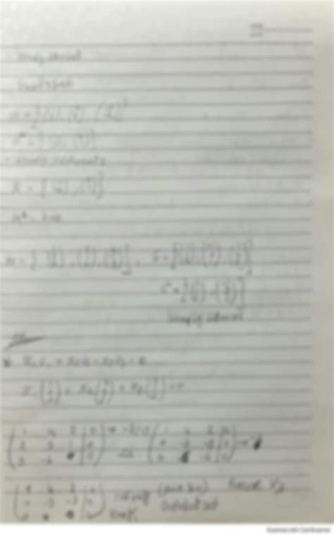 Solution Linear Algebra Trivial And Non Trivial Solutions Indep