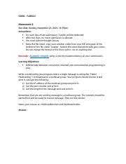 Homework Java Programming Docx CS Fall Homework Due Date Sunday November