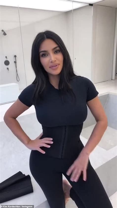Kim Kardashian Debuts Skims Waist Trainer Despite Corset Controversy