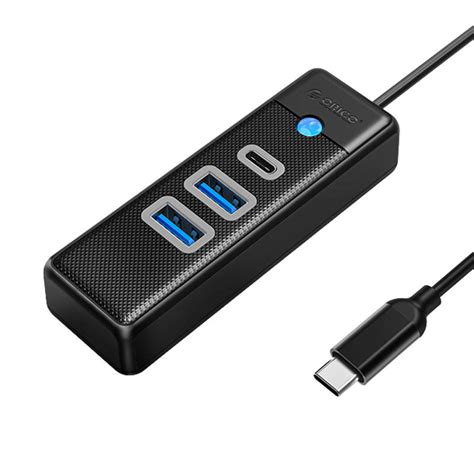 Orico Hub Adapter USB C To 2x USB 3 0 USB C 5 Gbps 0 15m Black Doopshop Hu