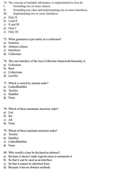 Solved 74 The Concept Of Multiple Inheritance Is