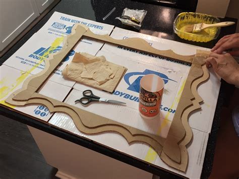 DIY Cardboard Picture Photo Frame DIY