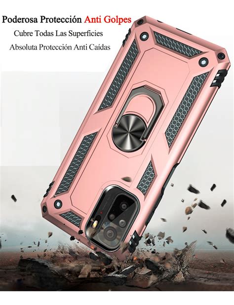 Funda Para Xiaomi Redmi Note 10 10s Carcasa Con Anillo Mica Mercado