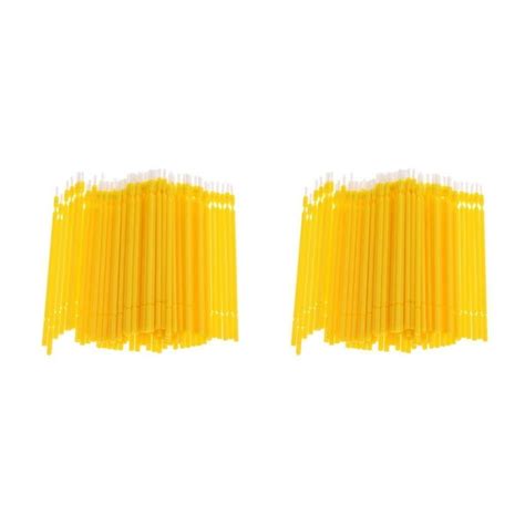 Sonducket 100 Piezas Dentales Desechables Micro Aplicador De Cepillo