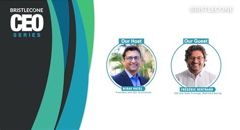 Ceo Series Frédéric Bertrand Mahindra Racing Bristlecone