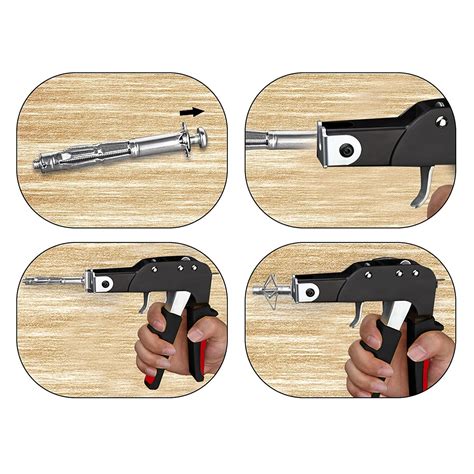 Set Cleste Pistol Nituit Sertizat Dibluri Ancore In Panouri Gips 60 Piese V86268 Emag Ro