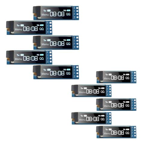 5 Pieces I2C Display Module 0 91 Inch I2C OLED Display Module I2C OLED