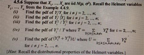 Example 449 The Helmert Transformation This