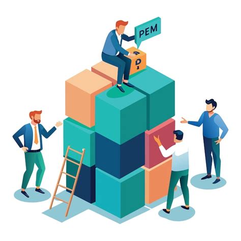 Premium Vector Problem Solving With Teamwork Cooperation And Partnership Or Business Solution