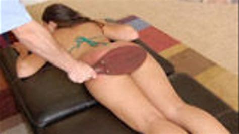 Bikini Babe Melanie Taylor Has Her Panties Pulled Off For 30 With A