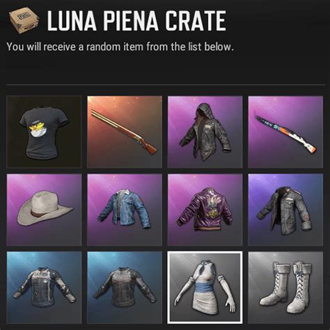 Pubg Luna Piena Crate Buy Pubg Skins Codes And Account Pubggs
