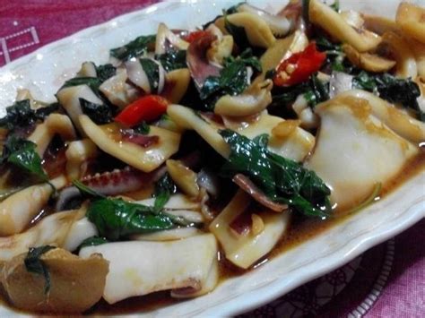 三杯塔香透抽澎湖野生水產食譜做法 豆豆的Cook1Cook食譜分享