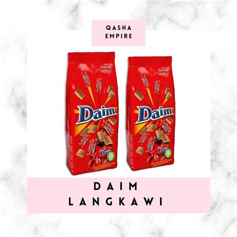 Chocolate Daim Coklat Daim Gula Gula Snack Makanan Ringan
