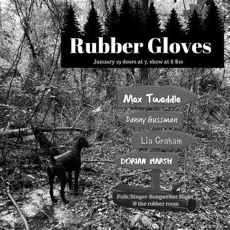 Max Twaddle Danny Gussman Lia Graham Dorian Marsh Rubber Gloves