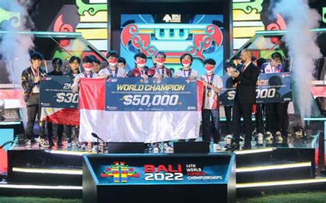 Indonesia Juara Umum IESF 14th World Esports Championship 2022 PB ESI