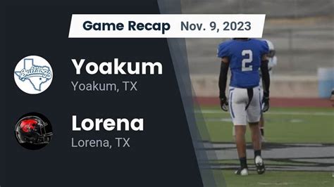 Yoakum Vs Lorena Football 1192023