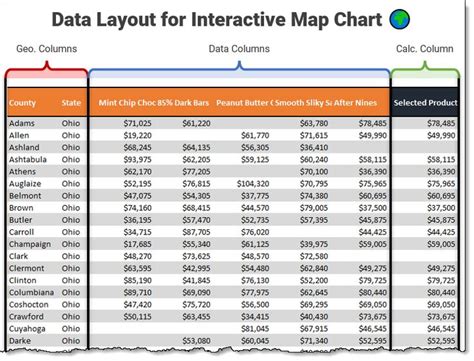Create An Engaging Map Chart In Excel
