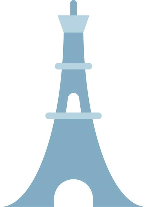 Eiffel Tower Icon Vector Image 24231263 Vector Art At Vecteezy