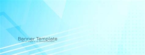 소프트 블루 컬러 기하학적 육각형 기업 배너 무료 벡터