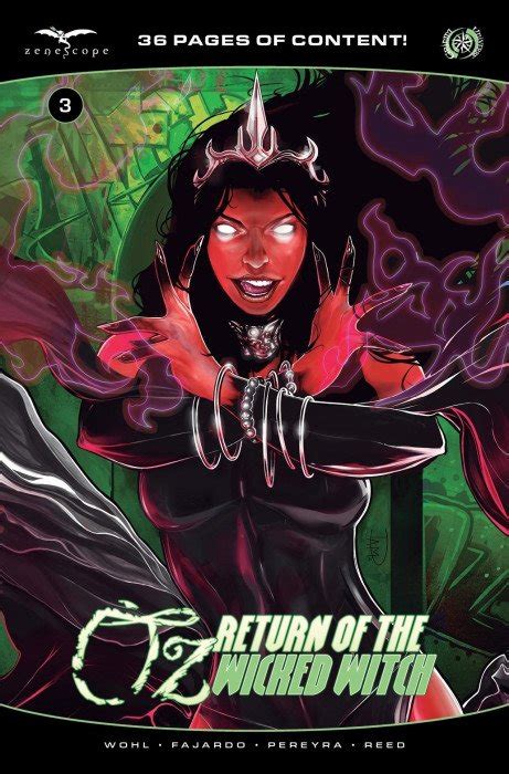 Oz Return Of The Wicked Witch 3d Zenescope Entertainment Inc
