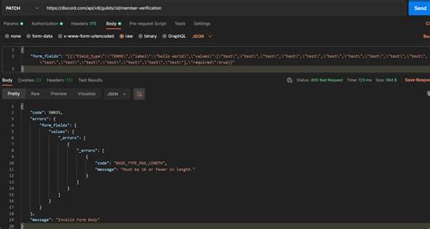 Incorrect Error Response When Setting Too Many Rules In Membership