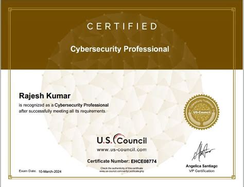 rajesh kumar pmp® on linkedin ethicalhacking cybersecurity uscouncil certification