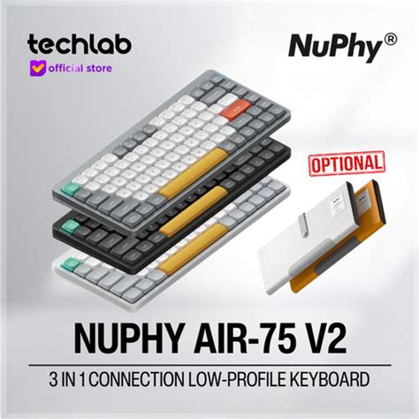 Promo Nuphy Air75 / Air-75 V2 Gen2 Wireless Low Profile Mechanical ...