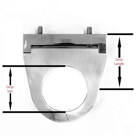 Black Billet 200 X 25 Inch Column Drop And Breakaway Mount Set