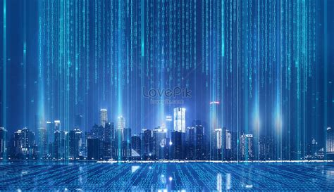 Technology City Background Creative Imagepicture Free Download