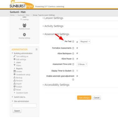 Type To Learn Option To Advance Using The Start At Lesson Feature