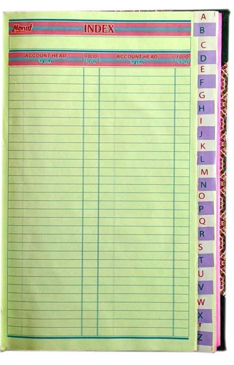 Monaf Stock Register 6 Quire 576 Pages Monaf Stores